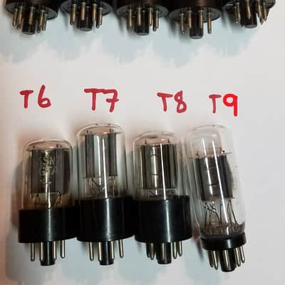 G.E Matched Pair (2) 6SN7GTB tNOS AT1000 TESTED Vacuum Tubes | Reverb
