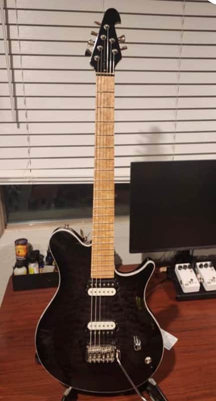 Warmoth Velocity 2010 - Black Quilt | Reverb