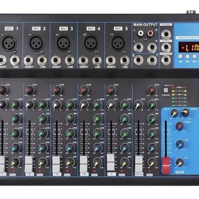 NXG GH7 4-Channel Bluetooth Mixer, 48V Phantom, USB, XLR, | Reverb