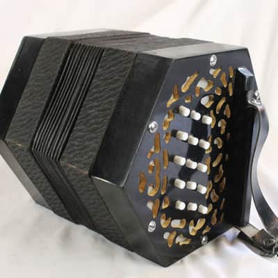 8250 - Black Anglo Concertina CG M 30 - FIXER UPPER FOR PARTS | Reverb