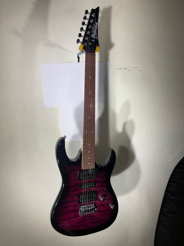 Ibanez GRX70QA-TVT - Transparent Violet Burst | Reverb