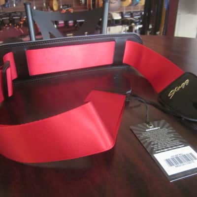 Stagg Braided Nylon Guitar Strap with Shoulder Pad - Standard | Reverb