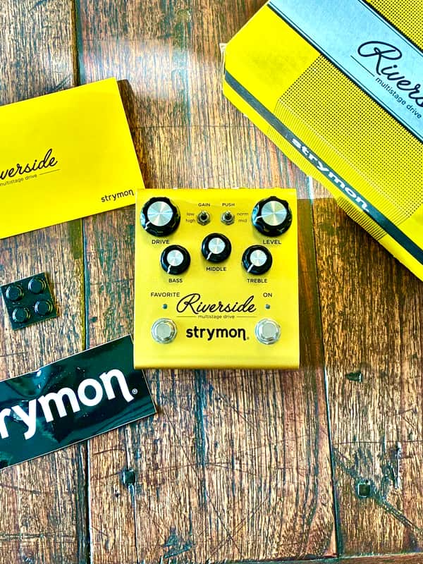 Strymon Riverside Multi-Stage Drive Pedal 2010s Yellow | Reverb