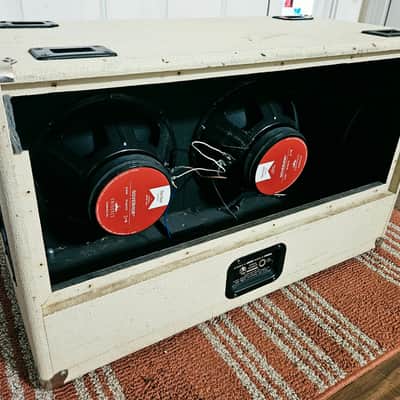 Rivera Rake 2x12 Guitar Cabinet – Rare Blonde Tolex – Loaded | Reverb