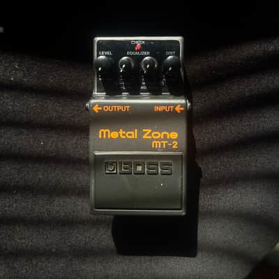 Boss MT-2 Metal Zone (Silver Label) 1991 - Present - Black | Reverb