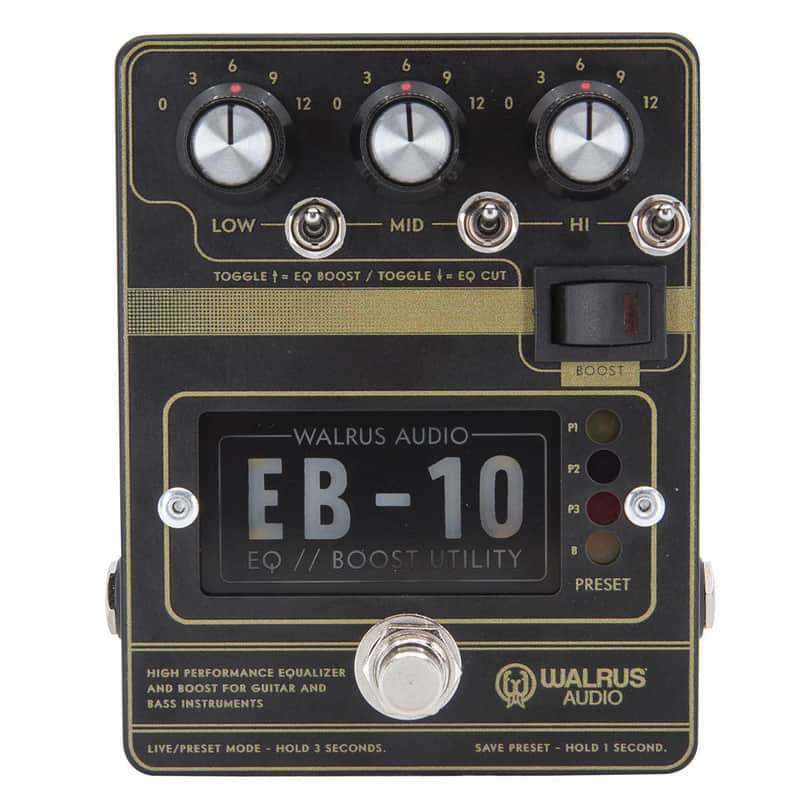 Walrus Audio EB-10 Preamp/EQ/Boost | Reverb
