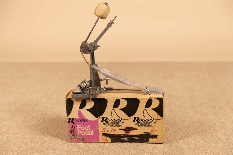 Vintage Rogers Swiv-O-Matic #396 Hinged Heel Bass Drum | Reverb Canada