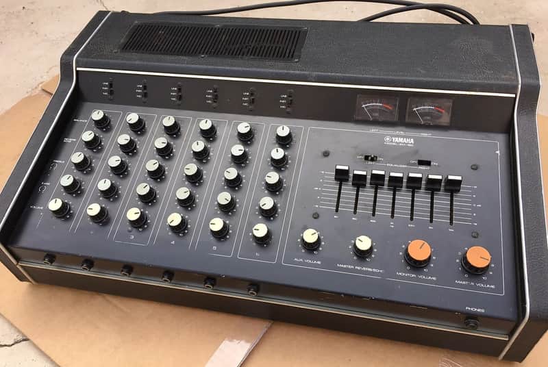 Yamaha EM-150, 6 Channel Powered Mixer 170 Watt with Spring | Reverb