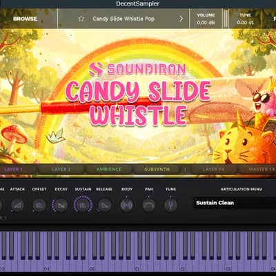 Candy Slide Whitsle Pop (Download) The sweetest slide flute | Reverb