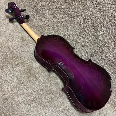 Ventura Violin VLN-2PUR 4/4 Purple w/ Case & Bow | Reverb