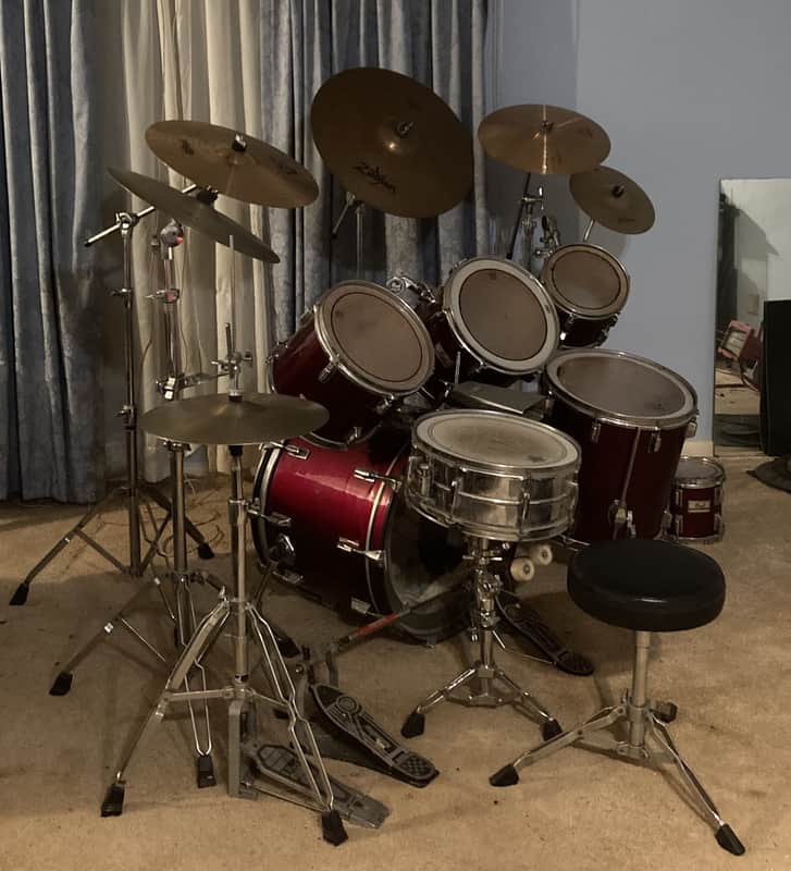 Pearl Professional DX Drum Set - Large Set! | Reverb