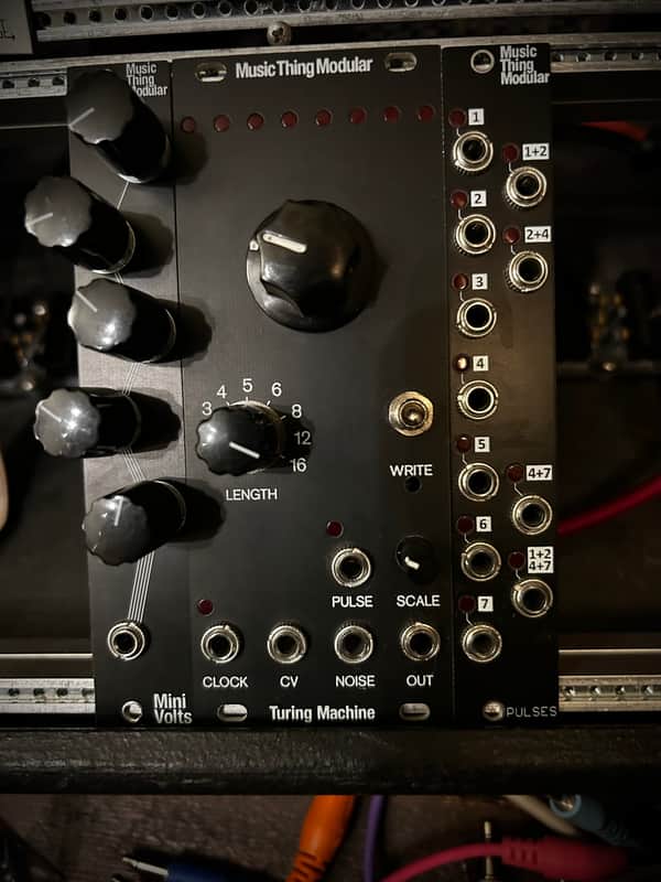 Music Thing Modular Turing machine + volts + pulses. | Reverb