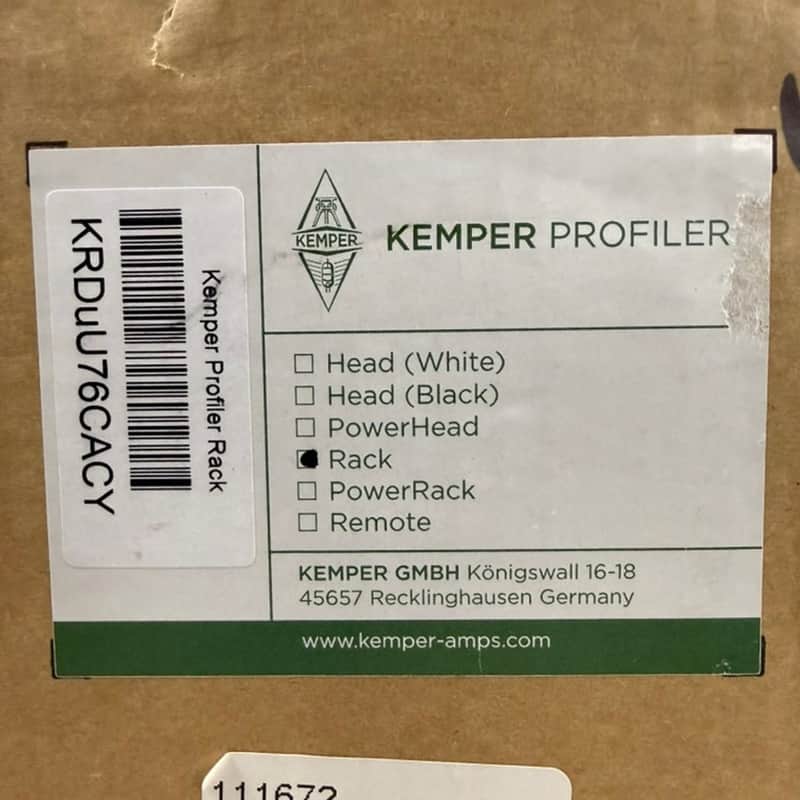 Kemper Profiler Rack Mount NOS Unopened Factory Sealed Box | Reverb
