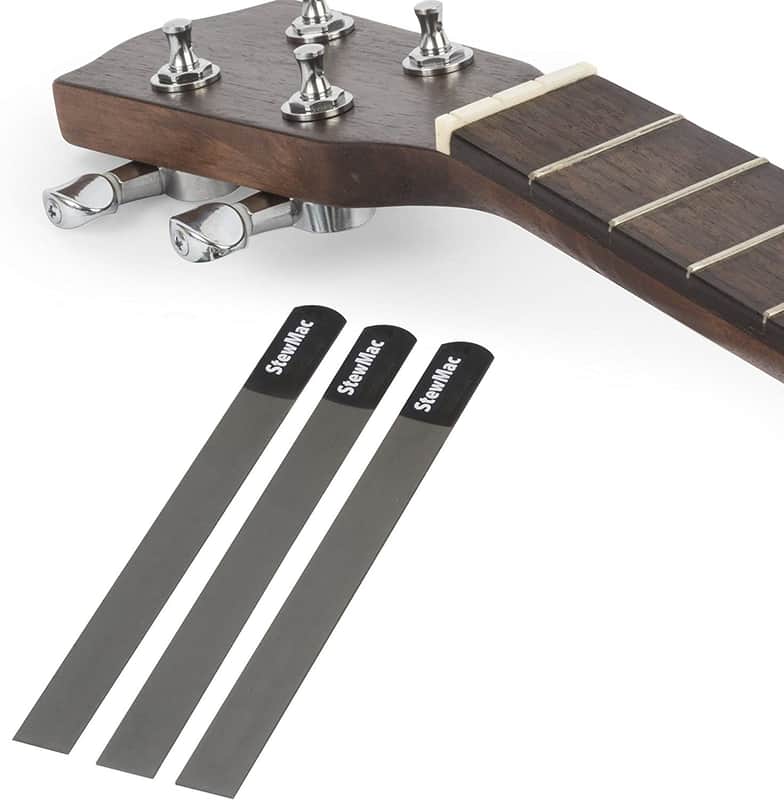 StewMac Gauged Nut Slotting File Set for Ukulele, for Tenor - | Reverb