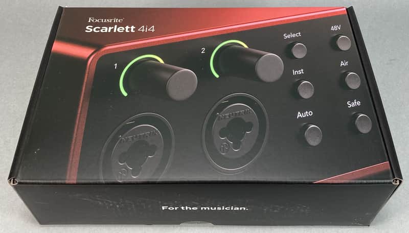 Focusrite Scarlett 4i4 4th Gen USB Audio Interface | Reverb