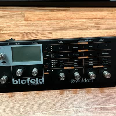 Waldorf Blofeld Desktop Synthesizer + SL License & Wood Stand | Reverb