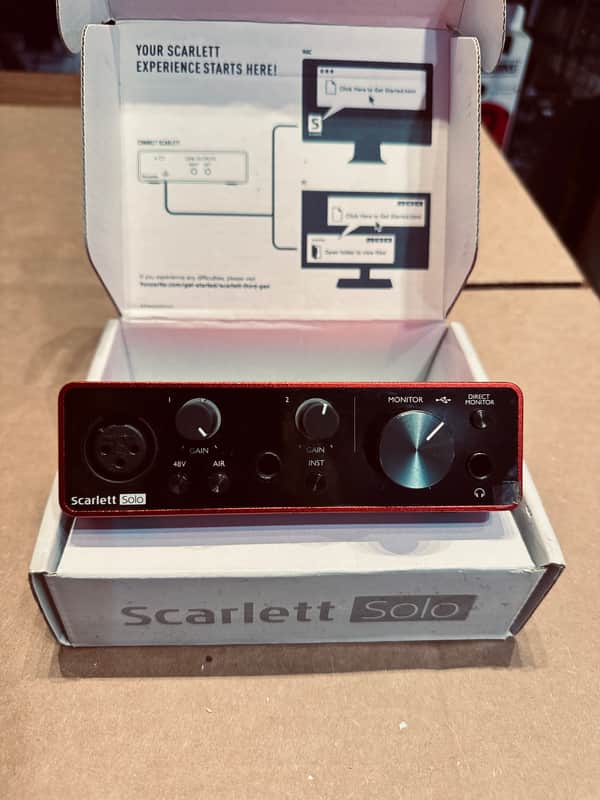Focusrite Scarlett Solo 3rd Gen USB-C Audio Interface | Reverb