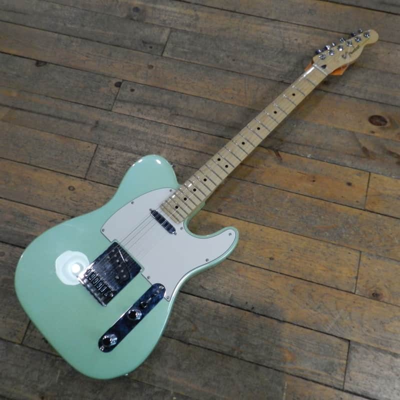 Fender telecaster 2015-present - mint sparkle | Reverb