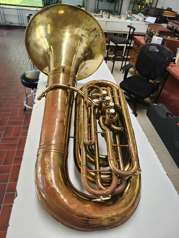 Used King model 2341 BBb 4-valve Concert Tuba, Removable | Reverb