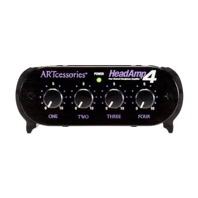 ART HeadAmp 4 4-Channel Headphone Amplifier with PSU Head-Amp | Reverb