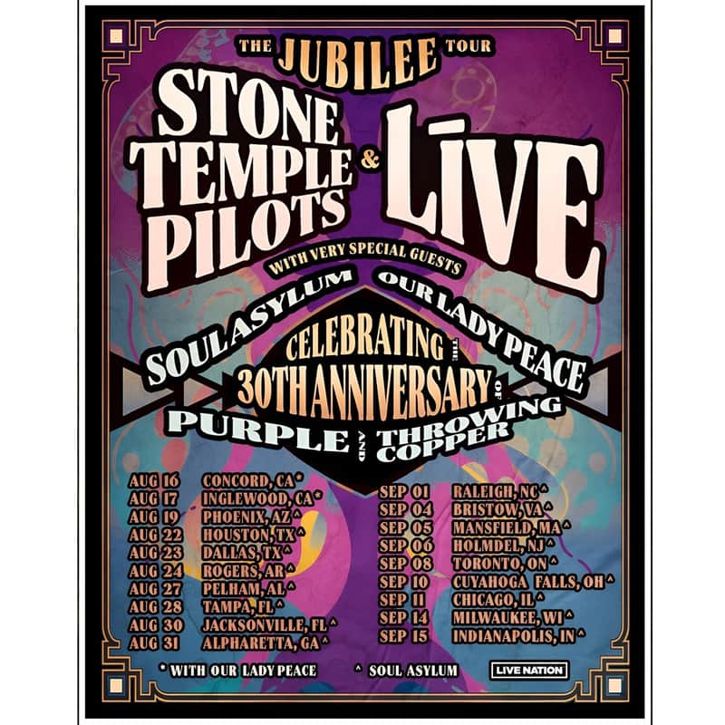 STONE TEMPLE PILOTS | LIVE | SOUL ASYLUM | OUR LADY PEACE The | Reverb