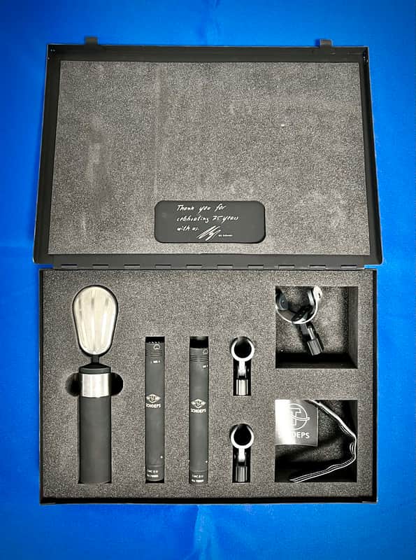 Schoeps All Black Studio Set, 75th anniversary edition | Reverb UK
