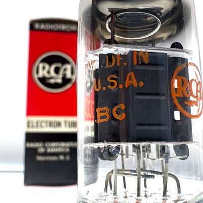 RCA 12AX7A Preamp Tube | NOS Tested Grey Plate | Guitar Amp | | Reverb