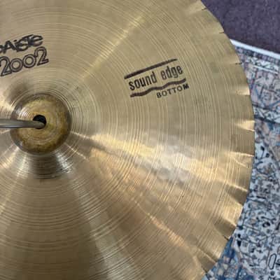 Paiste 2002 Black Label 14" Sound Edge Hi-Hat Cymbals (Pair) | Reverb