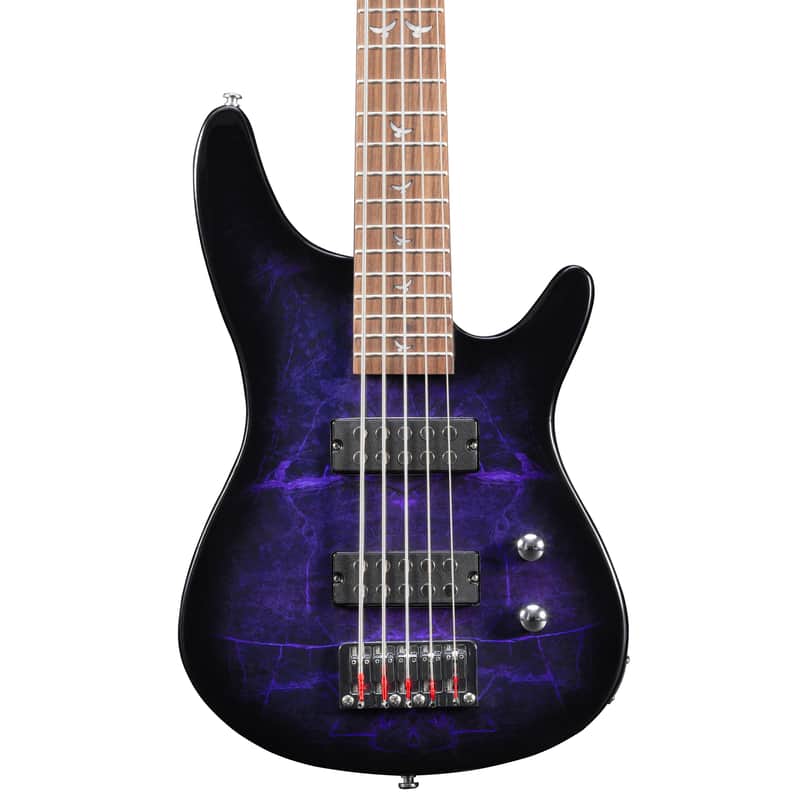 Lindo PDB-5 V2 Purple 5-String Electric Bass Guitar & HARD | Reverb UK