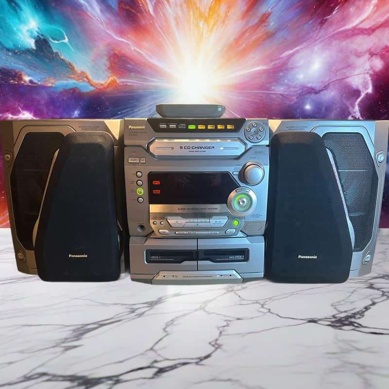 PANASONIC SA-AK47 Stereo System 5-CD Disc Changer / Dual | Reverb
