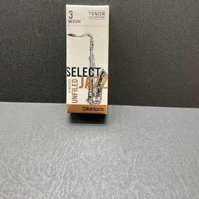 D'Addario Select Jazz 3 Medium Bb Tenor Saxophone Box of Five | Reverb