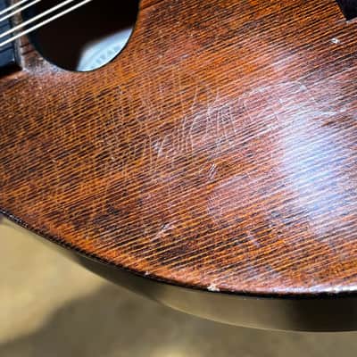Vintage Gibson Style A-Jr. Mandolin | Figured Back | OHSC | Reverb