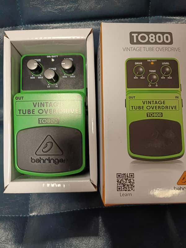 Behringer TO800 Vintage Tube Overdrive 2010s - Green | Reverb