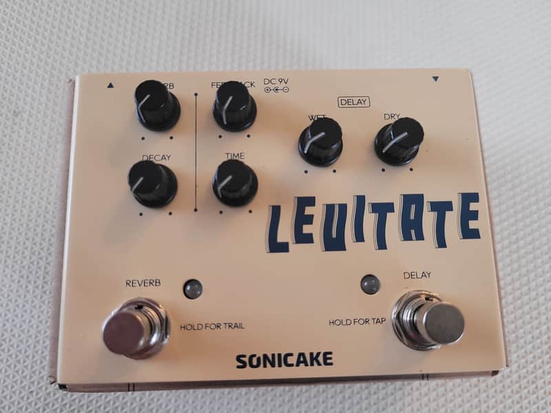 Sonicake Levitate 2-in-1 Digital Delay & Plate Reverb Pedal - | Reverb
