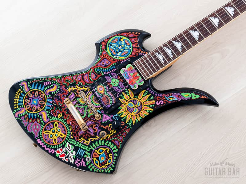 2000s Fernandes Mockingbird Hide Signature MG-120X, Graphic | Reverb