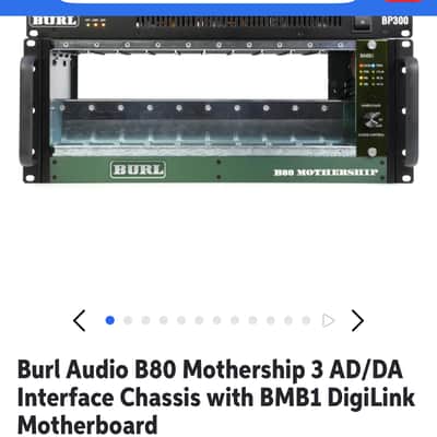 Burl audio B80 Mothership w/ BP300 and BMB1 Protools card | Reverb
