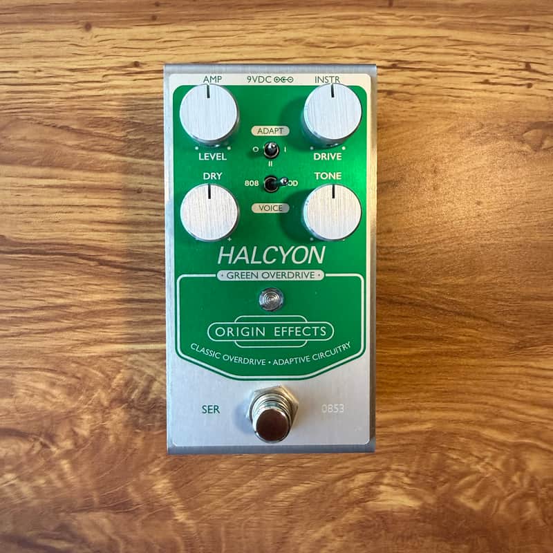 Origin Effects Halcyon Green Overdrive withBox | Reverb