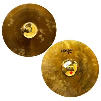 Used Sabian AAX Stage Hi Hats Cymbal 14 - Very Good | Reverb