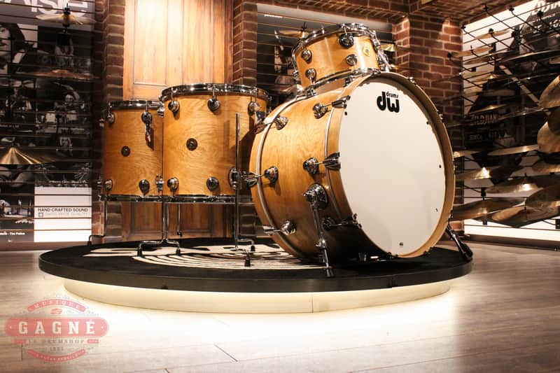 DW Jazz Series Cherry/Gum Satin Oil 4-piece Drum Set | Reverb France