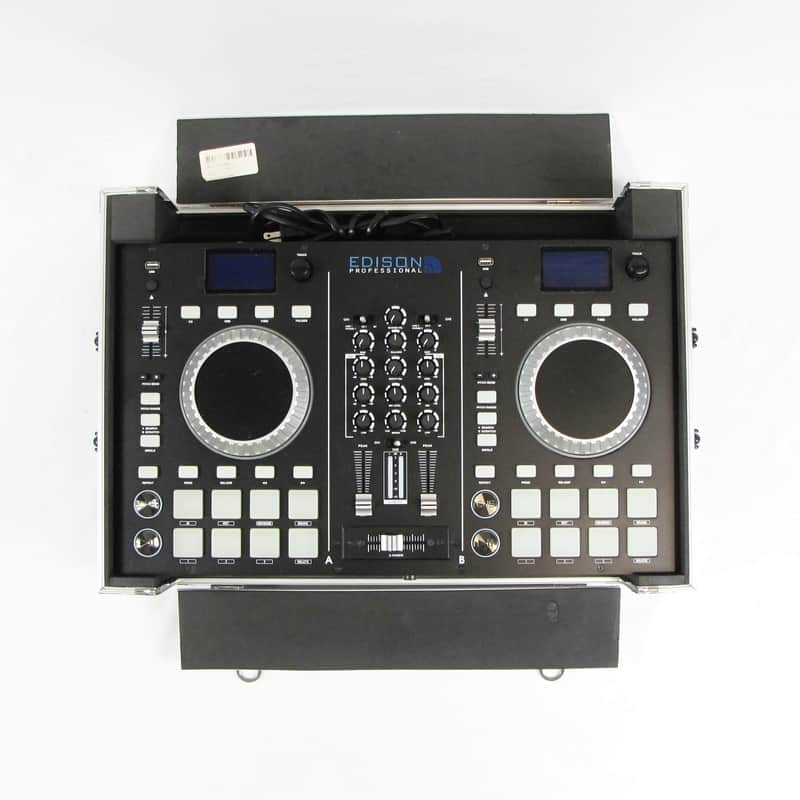 Edison Scratch 3000 MKII Dual CD/USB/MP3 Player DJ Mixer W/ | Reverb