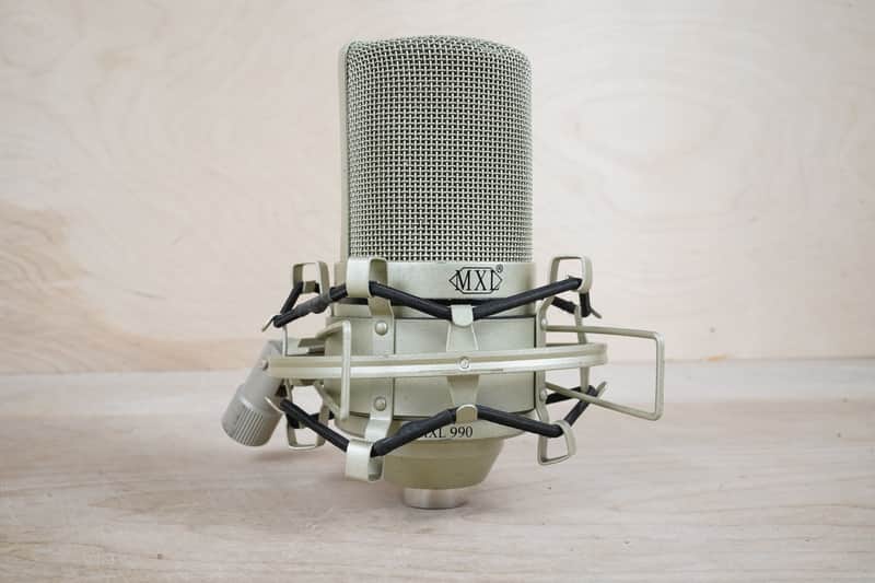 MXL 990 Condenser Microphone w/ Shockmount | Reverb