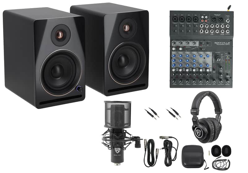 Rockville Home Recording Studio Bundle w/5.25" | Reverb