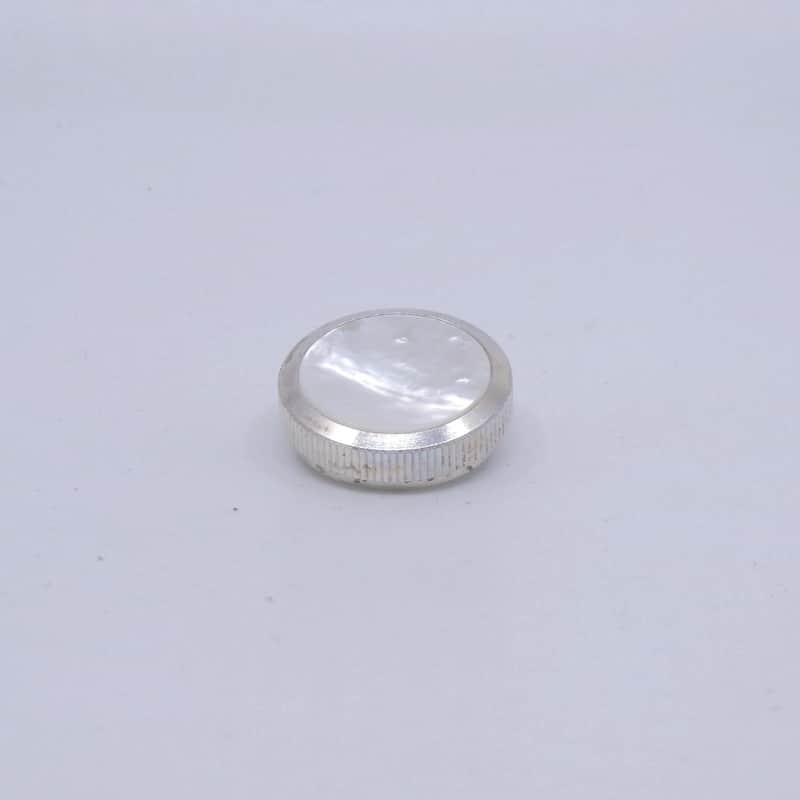 Adams E1/E3 Euphonium Valve Buttons in Silver with White | Reverb