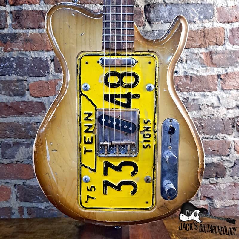 Tennessee Electric Company Loretta License Plate Yellow '75 | Reverb