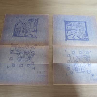 E-Mu Systems Modular Synthesizer - 2 Original Blueprints - | Reverb