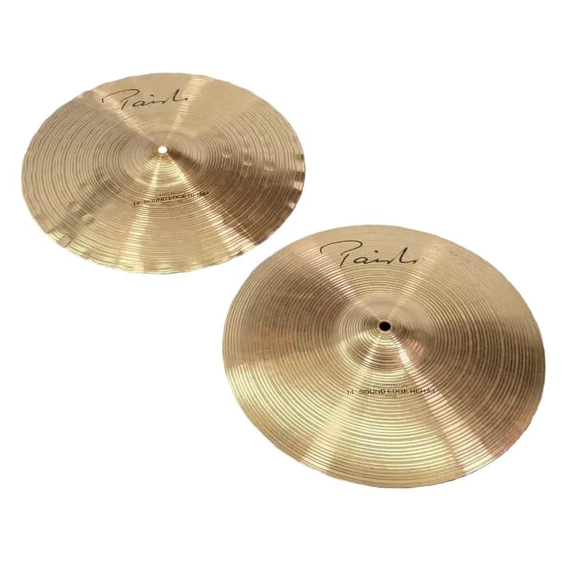 Used Paiste Signature Precision Sound Edge Hi Hat Cymbals 14" | Reverb