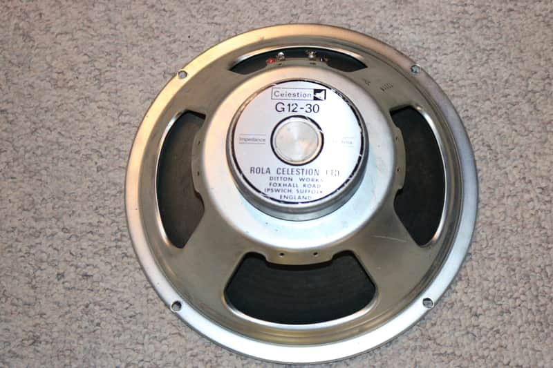Vintage 1970s Celestion G12-30 Rola 15 Ohms | Reverb
