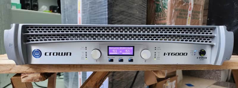 Crown I-Tech 6000 Professional Power Amplifier, worldwide | Reverb