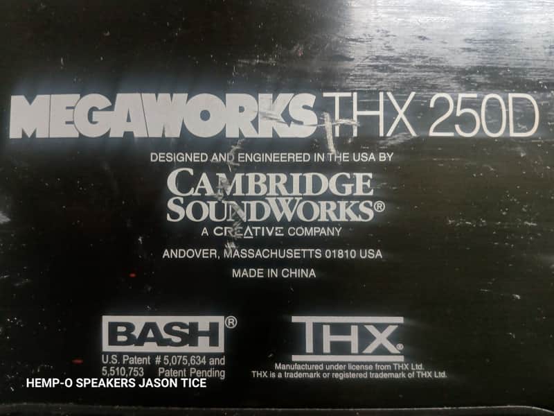 CAMBRIDGE SOUNDWORKS THX 250D BASH POWERED SUBWOOFER AMP | Reverb