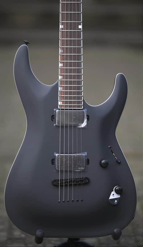 ESP LTD MH-1000 BARITONE - Black Satin | Reverb The Netherlands